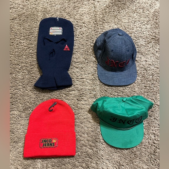 JNCO | Accessories | Vintage Jnco Jeans 4 Hat Bundle Hat Collection 9s ...